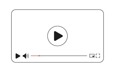 Uma tela do player de vídeo o símbolo de reprodução em um fundo