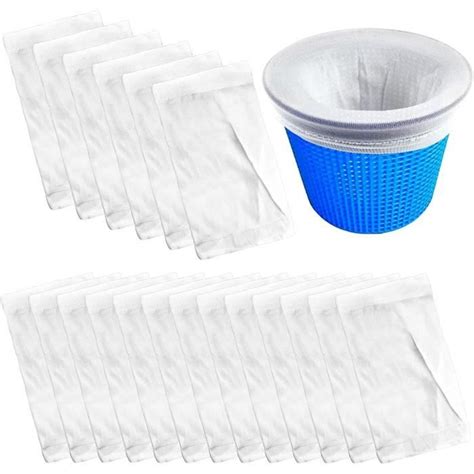 Lot De 20 Chaussettes De Skimmer Pour Piscine Filtre De Skimmer En