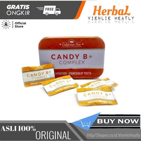 Jual Permen Candy B Complex Original 12 Pcs Shopee Indonesia