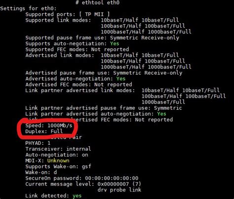 how to check ethernet connection speed in linux computer how to