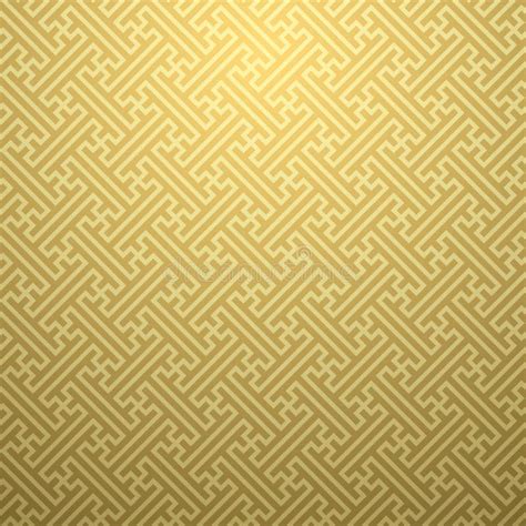 Seamless Ethnic Sayagata Geometric Pattern Stock Vector Illustration