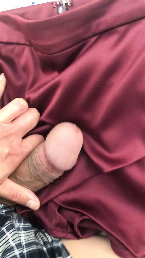 Silky Satin Short Shorts Skort Stroked And Sperm Splattered Xhamster