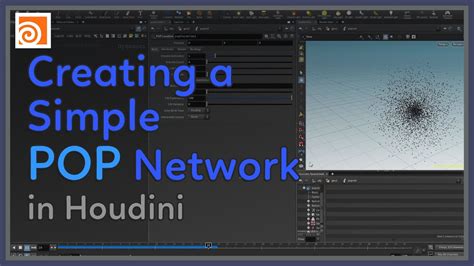 24 creating a simple pop network in houdini youtube