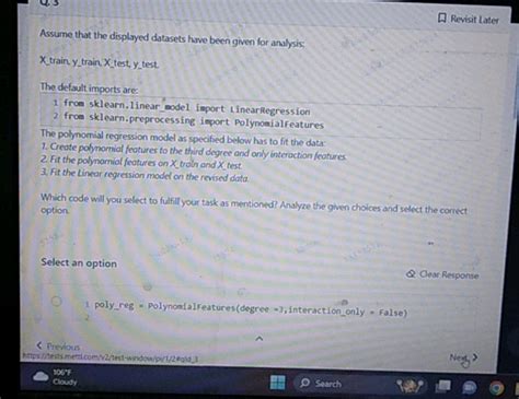 Revisit Later Assume That The Displayed Studyx