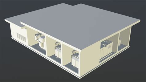 Industrial Building Transformer Room 3D Model TurboSquid 2051034