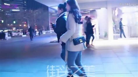 街拍 高颜值美女街拍 心动的感觉 腾讯视频