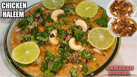 Famous Hyderabadi Reshedar Chicken Haleem Recipe Ramadan Special