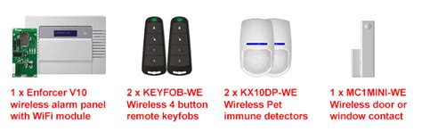 Pyronix Enforcer Wireless Intruder Alarm Kit 2 ENF KIT2 UK Connectec Uk