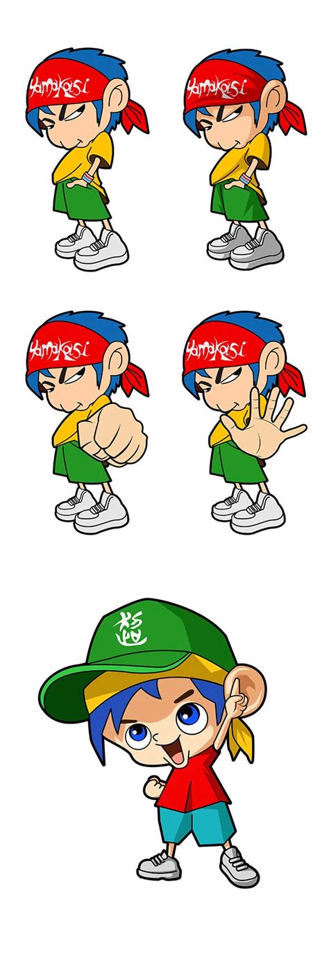 파쿠르 캐릭터 2d 캐릭터 포트폴리오 크몽