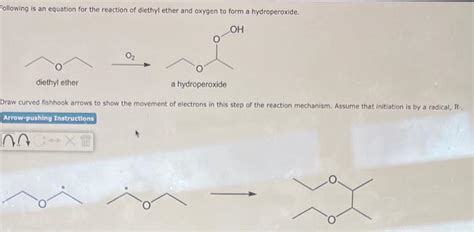 Solved Following Is An Equation For The Reaction Of Diethyl