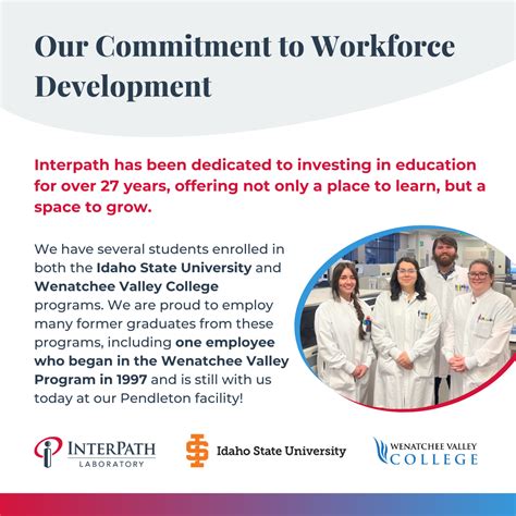 Our Commitment To Workforce Development Interpath Laboratory