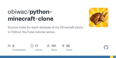 Github Obiwac Python Minecraft Clone Source Code For Each Episode Of My Minecraft Clone In