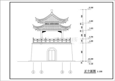 钟鼓楼平面图 天坛景区平面图 景山平面图 大山谷图库