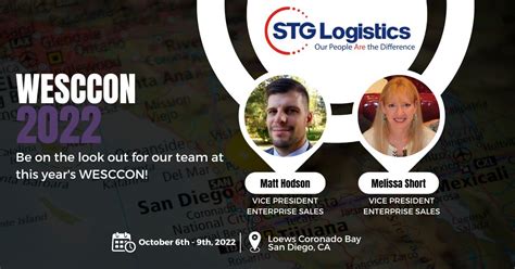 Stg Logistics On Linkedin Wesccon2022