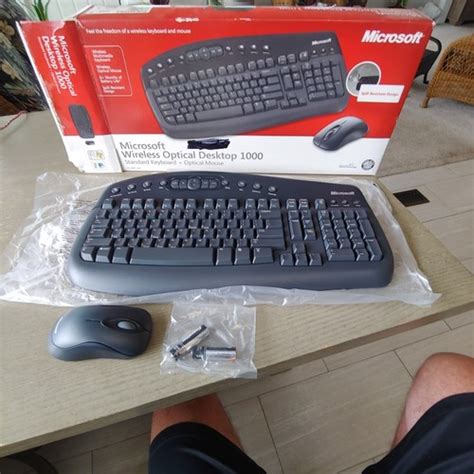 And Mouse Microsoft Wireless Optical Desktop 1000 Keyboard