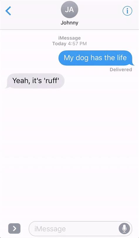 send a quick reply in imessage ios 10 has lots of new fun things in