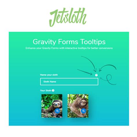 Jetsloth Gravity Forms Tooltips Gplrock