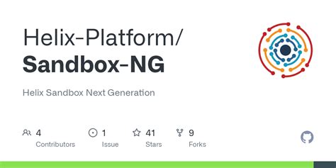 GitHub Helix Platform Sandbox NG Helix Sandbox Next Generation