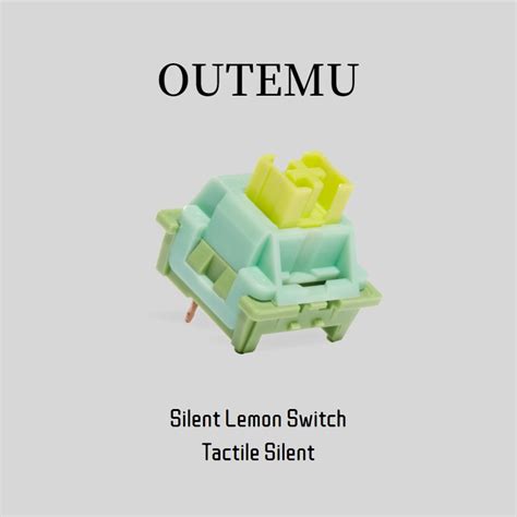 Outemu Silent Lemon Switch - The Masked Studio