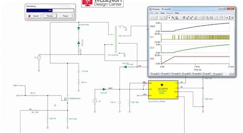 tina spice ucc28710 flyback ac dc simulation problem simulation