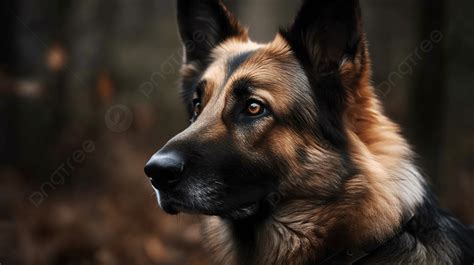 German Shepherd Face