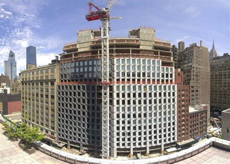 The Precast Facade Panels Are Now Up To The 16th Floor At 215 And 225