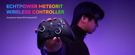 Echtpower Wireless Controller For Switch Pc Ios Android 1000mah Pro Controller With