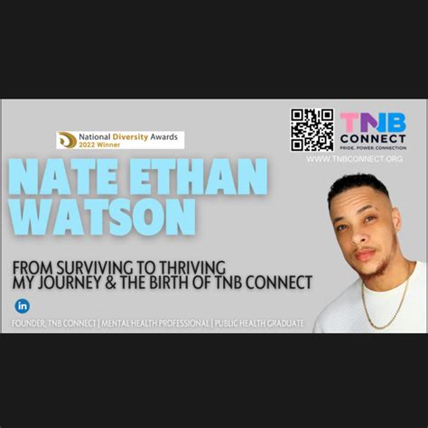Nate Ethan Watson Surviving To Thriving My Journey And The Birth Of