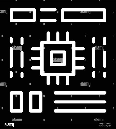 Motherboard Vector Icon Design Illustration Stock Vector Image And Art Alamy