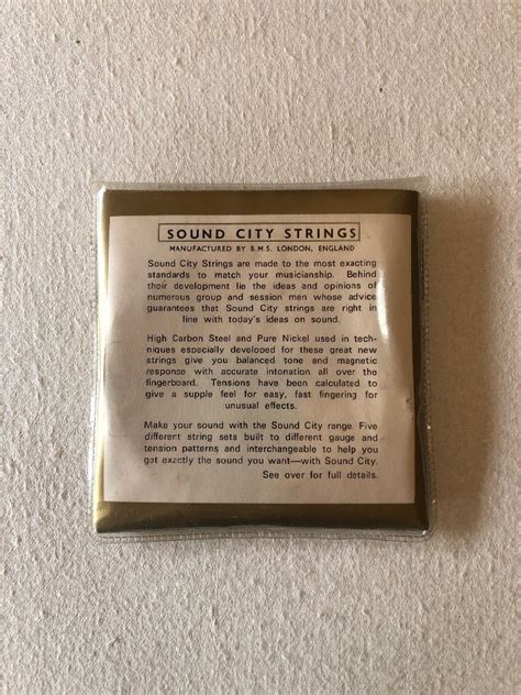 Eric Clapton Sound City 1960s Electric Guitar Strings In Somerset