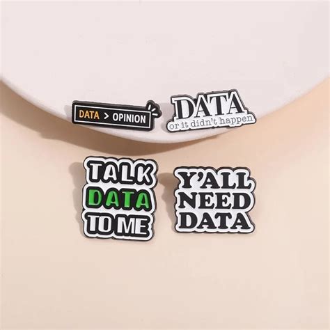 Programmer ‘data Or It Didnt Happen Enamel Pin Distinct Pins
