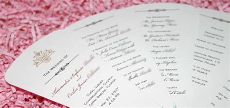 Wedding Program Booklet A Perfect Wedding Invitation