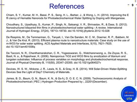 Solar Water Splitting Presentation Ppt