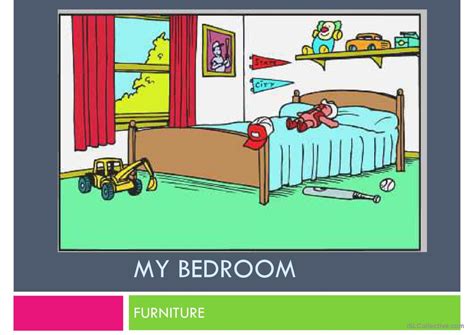 My Bedroom Pictionary Picture Dicti English ESL Powerpoints