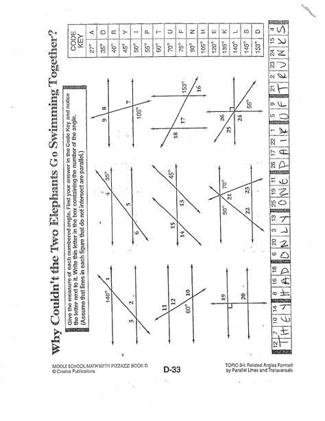 Free Line And Angle Relationships Worksheet Answers Download Free Line