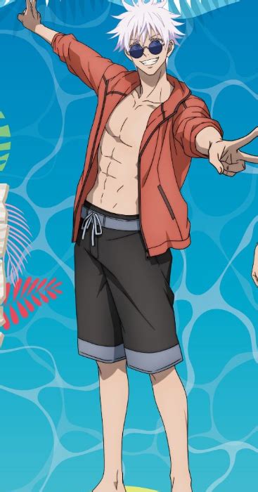 Satoru Gojo Jjk Hidden Inventory Beach Episode Minecraft Skin