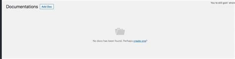 setup wedocs plugin front documentation