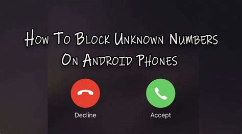 how to block unknown numbers on intellect digest india facebook