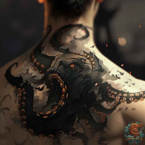 Realistic Kraken Tattoo