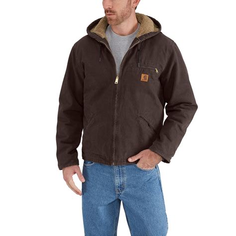 Carhartt J141 Sierra Sherpa Lined Jacket For Big And Tall Men