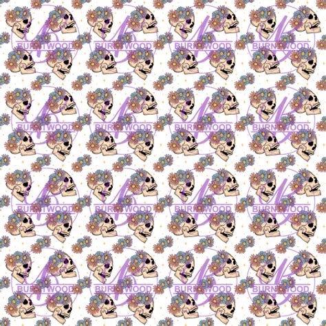 Daisy Skull Seamless 5674 Burntwood Solutions Limited