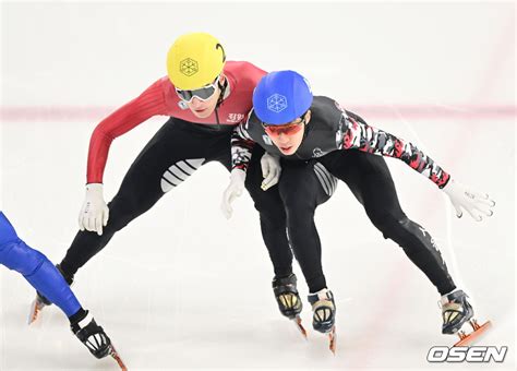 황대헌 박지원 또 충돌 승자는 박지원 심판 판정 갈린 준준결승 Osen