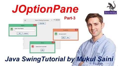 323 Java Swing Tutorial Joptionpane Part 3 Showconfirmdialog