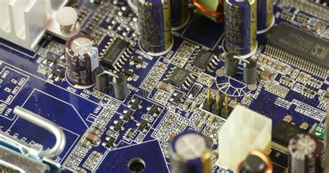 4k Computer Main Boardassembly Circuit Stock Footage Video Of