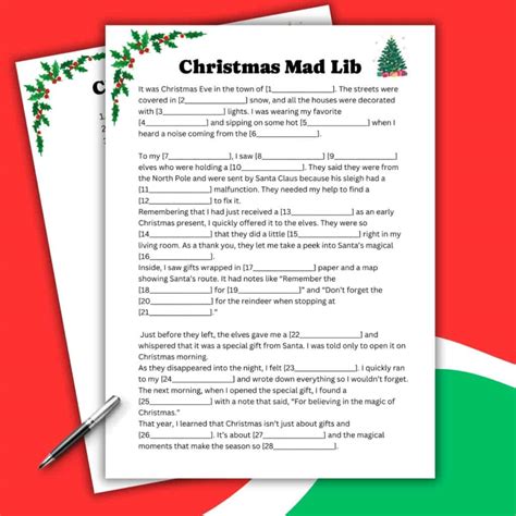 Free Bridal Shower Mad Lib Style Printable Love And Laugh Games