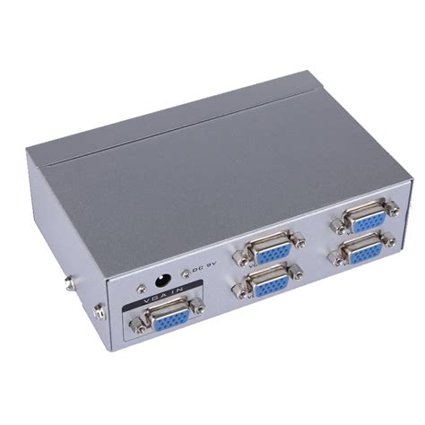 Buy New Vga Splitter 1x4 1 To 4 Ports Vga Video