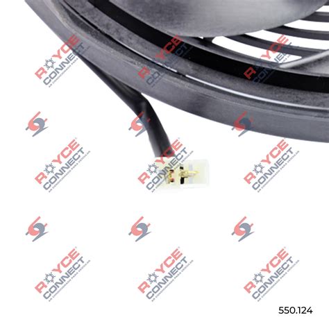 Eletroventilador Universal Unipoint Soprante Pás Em S 14 Polegadas 24 Volts Royce Connect