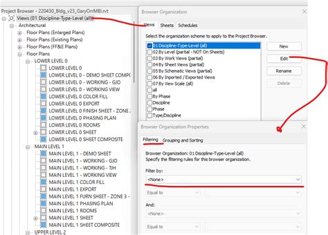 Revit 2023 Why Some Of The Levels Appear In Black Color And Others
