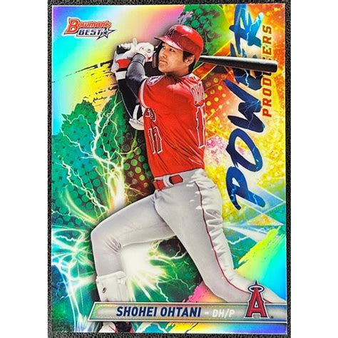 球員卡 Shohei Ohtani 大谷翔平 2019 Bowman s Best Power Producers 亮面 蝦皮購物