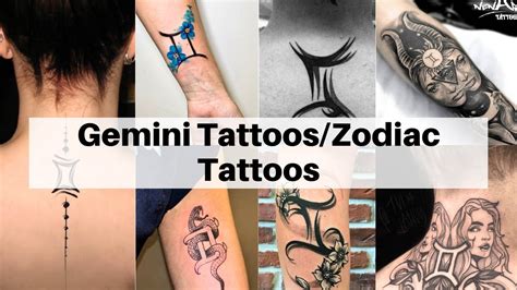 Gemini Symbol Tattoo For Men